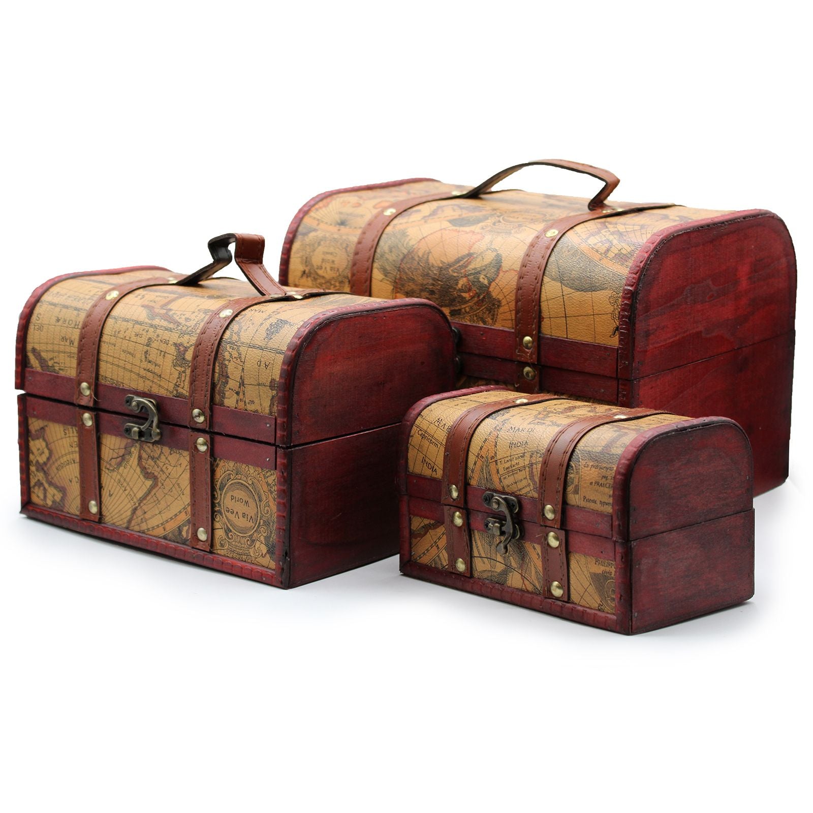 Old Map Chest - Set of 3 – Bloomin' Gems